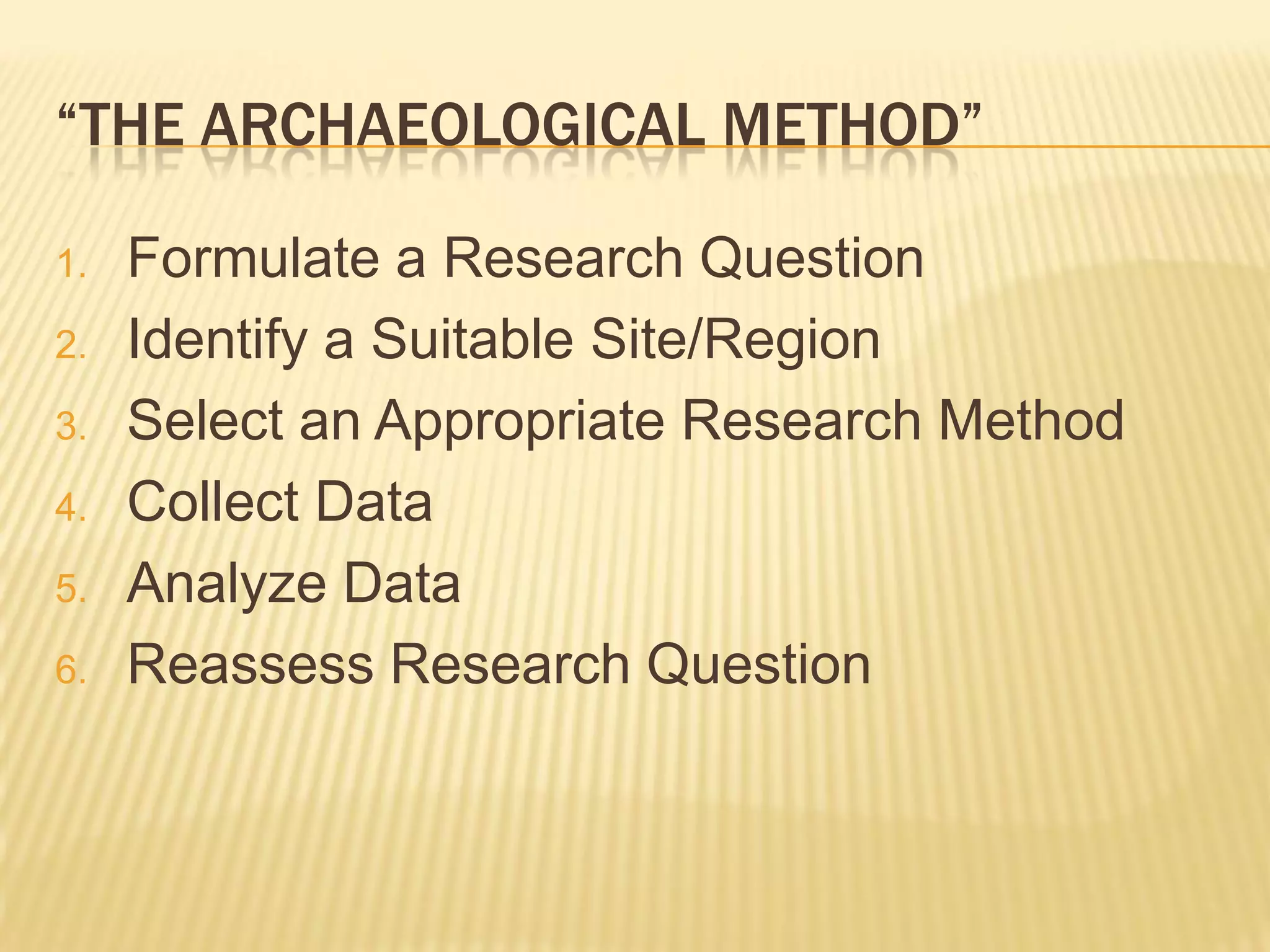 Introduction to Archaeology | PDF