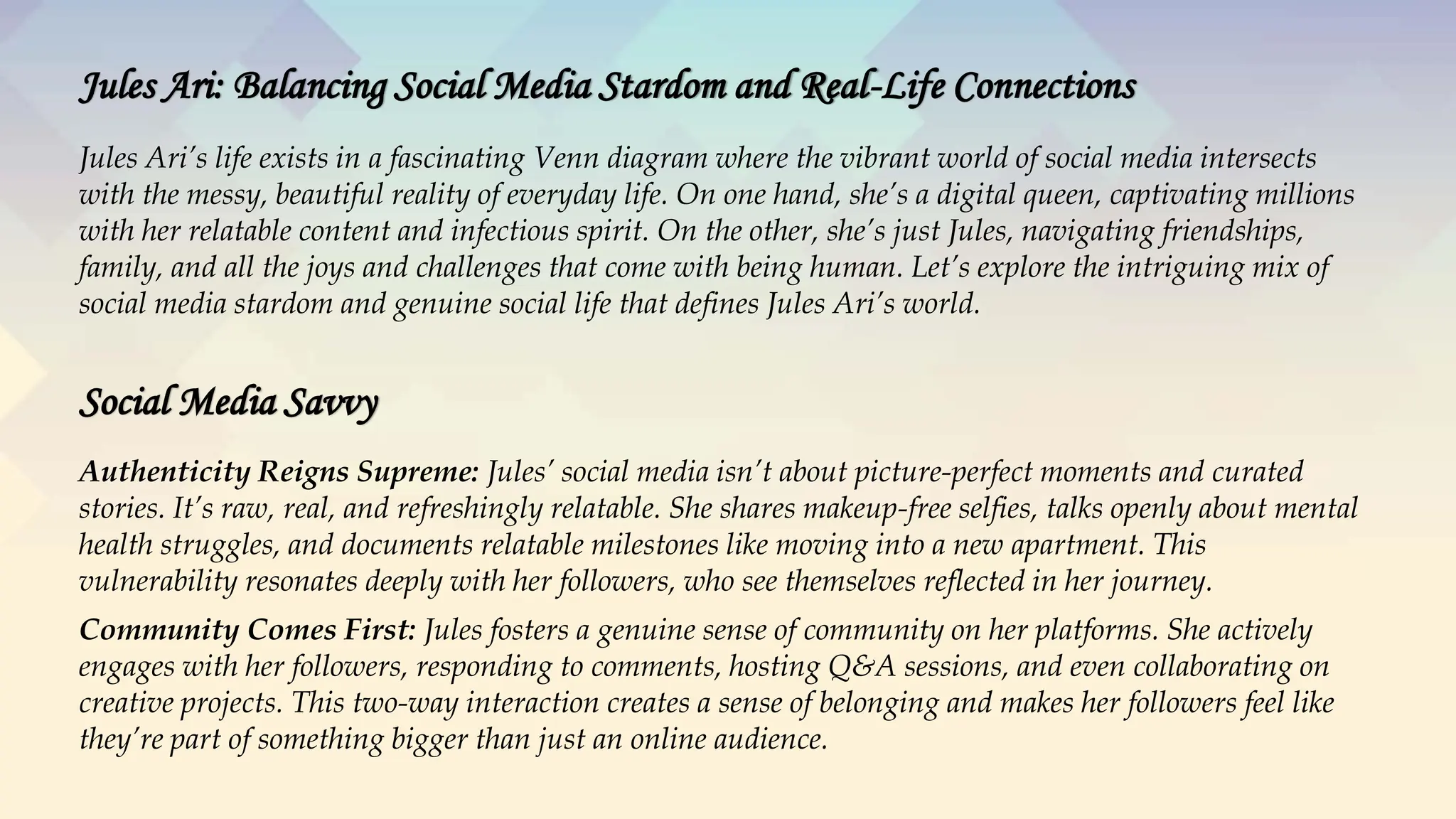 Jules Ari: Breaking Barriers and Inspiring Millions.pdf