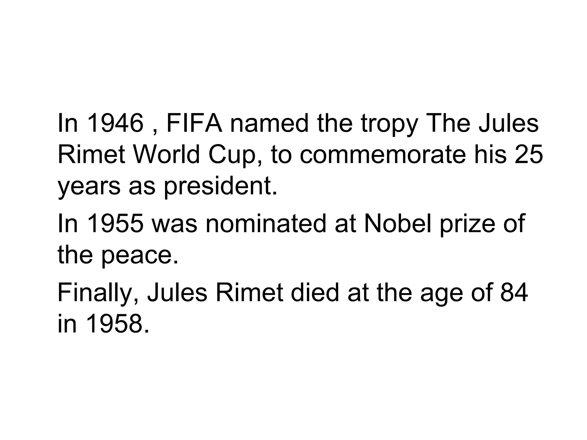 Jules Rimet | PPT