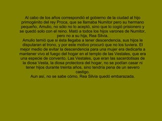 Leyenda de Romulo y Remo | PPT