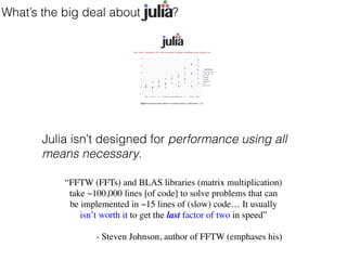 Julia: compiler and community | PPT