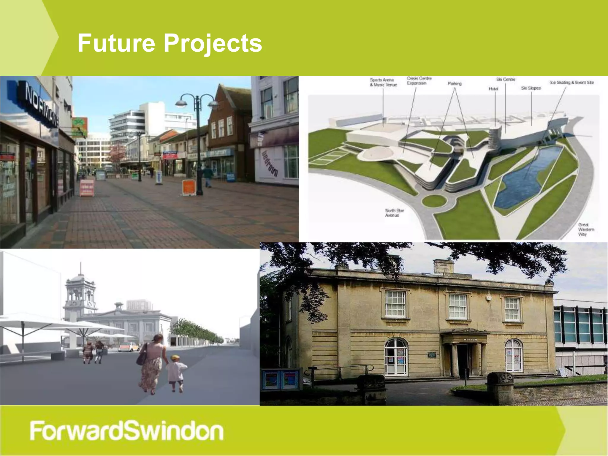 Swindon Town centre regeneration story July 2014 | PPTX