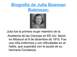 Julia Bowman Robinson