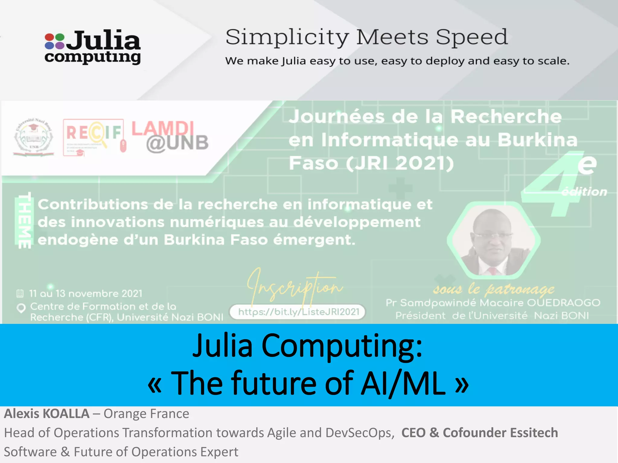 JR2021 Julia computing : The future of AI/ML | PPT