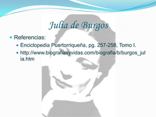 Julia De Burgos | PPTX