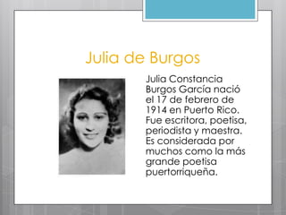 Julia de Burgos | PPTX
