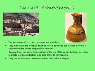 Inca Empire presentation Zeke Julia Daniella | PPT | South America ...