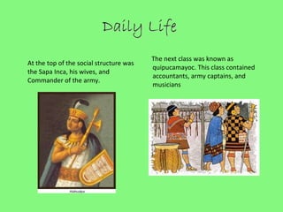 Inca Empire presentation Zeke Julia Daniella | PPT