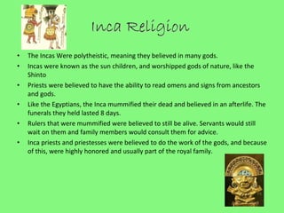 Inca Empire presentation Zeke Julia Daniella | PPT