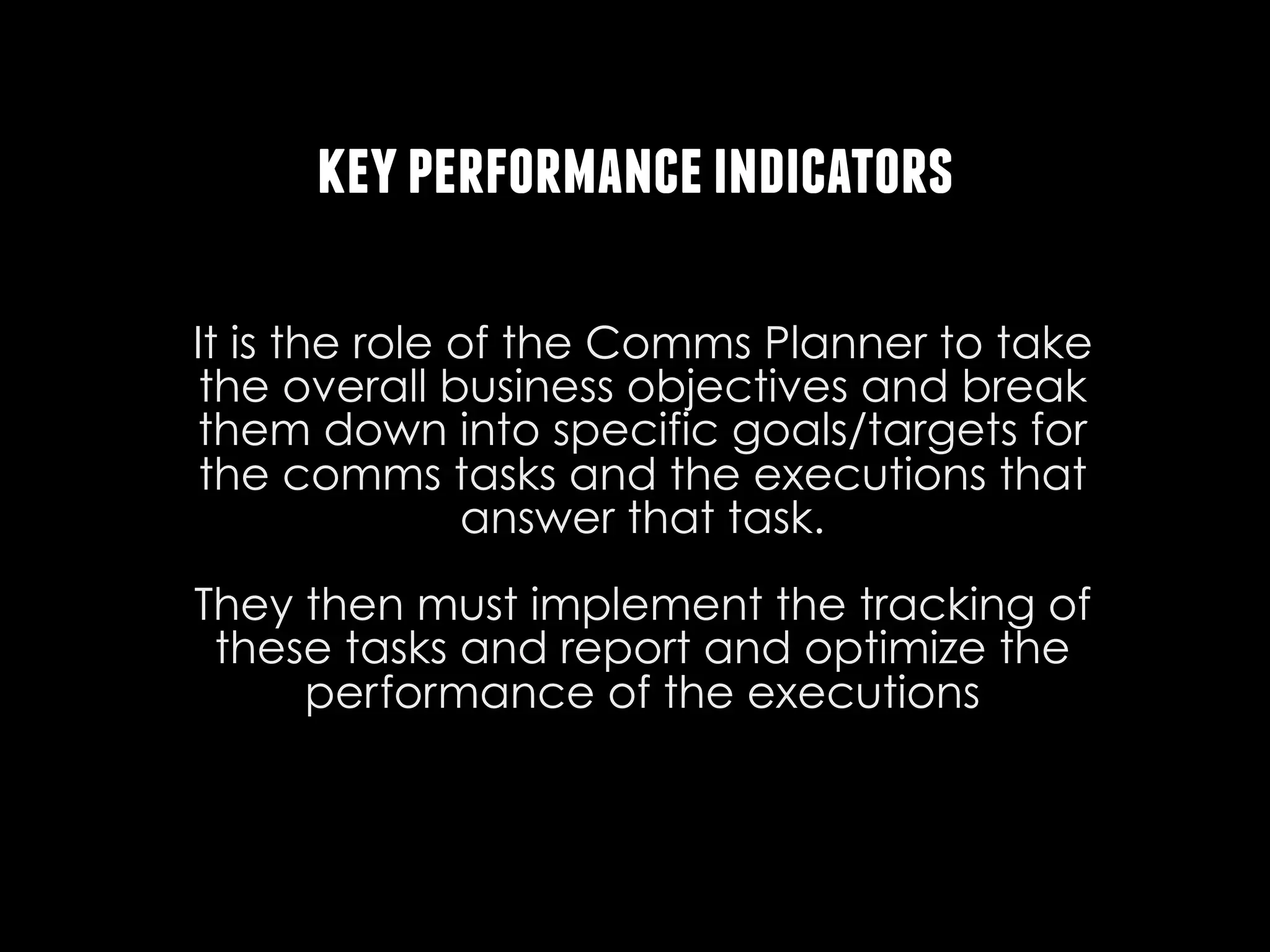 What is Comms Planning? | PDF