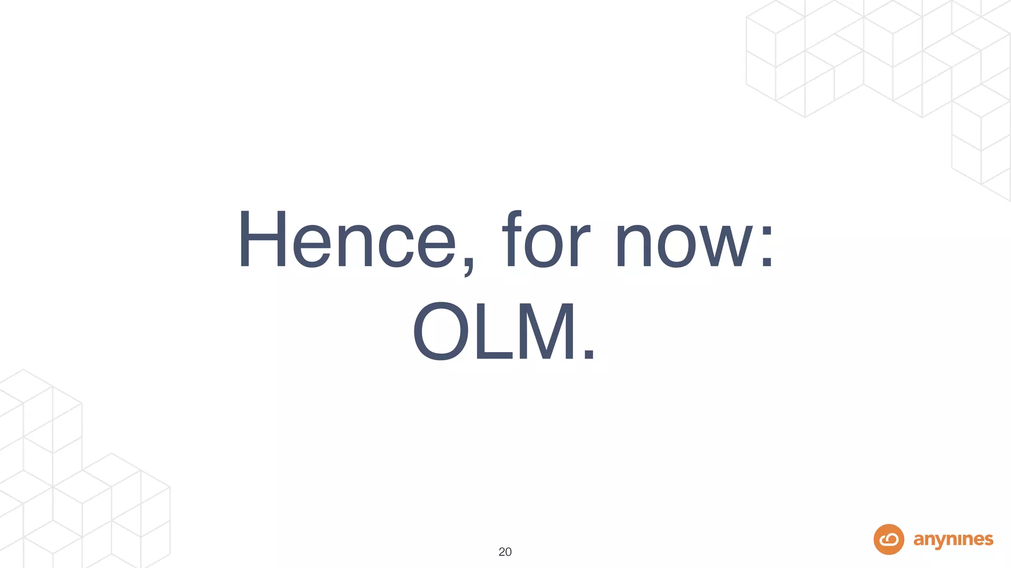 Operator Lifecycle Management | PPT