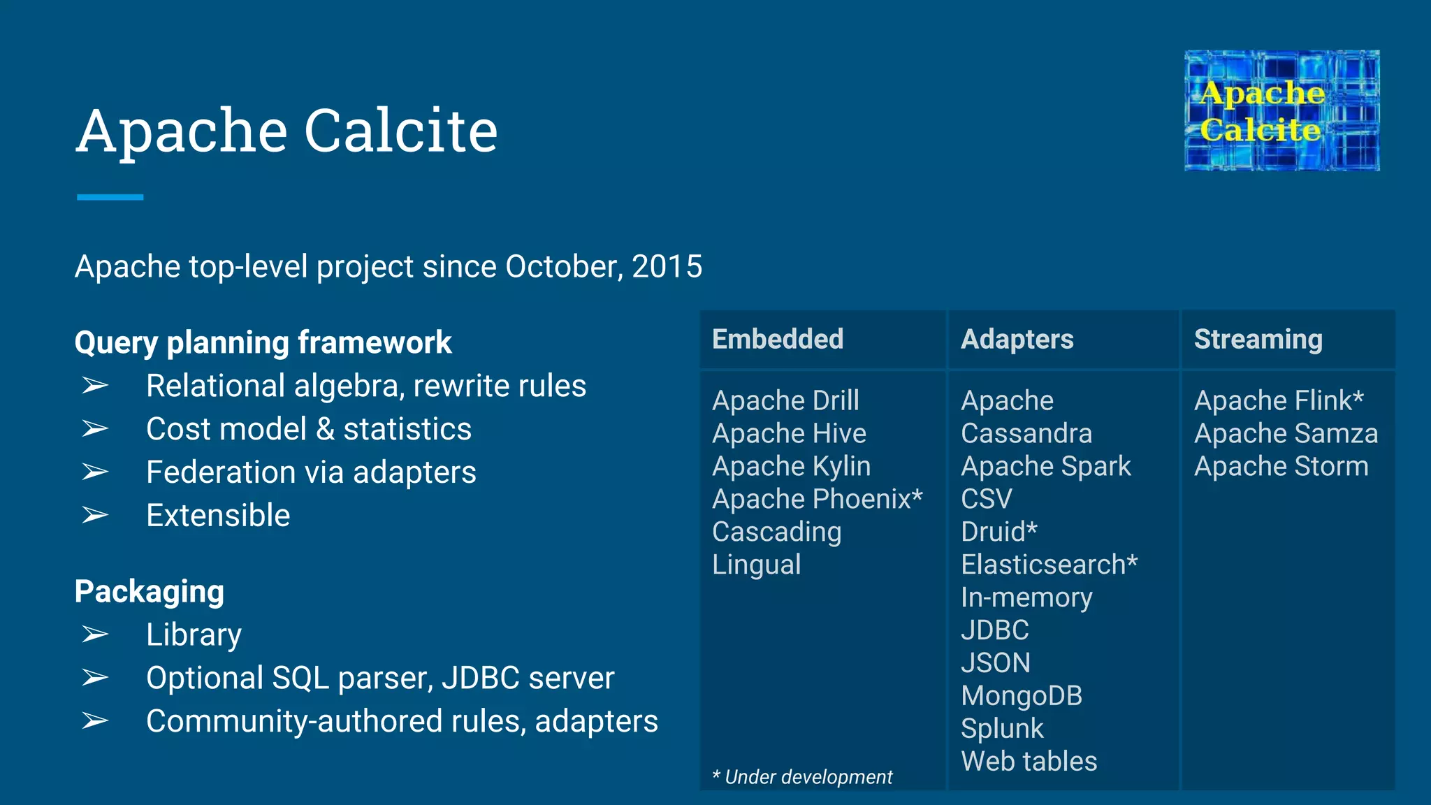 Julian Hyde - Streaming SQL | PPT