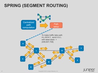 PLNOG 13: Julian Lucek: Centralized Traffic Enginnering | PDF | Computer Networking | Computing