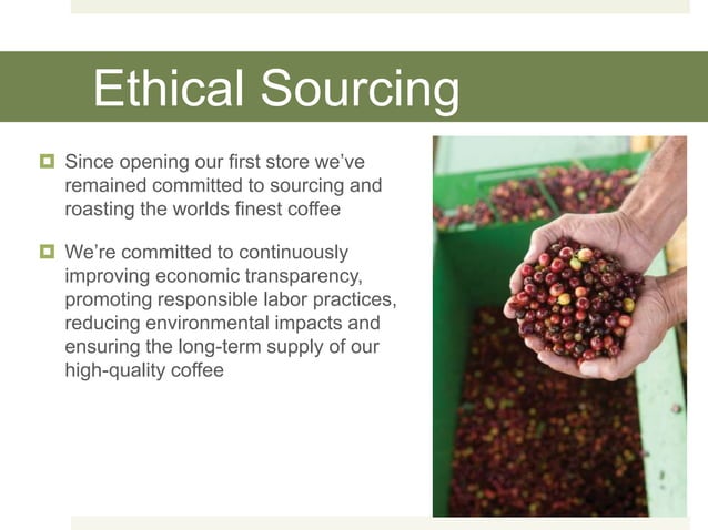 Julianne Rowe Starbucks CSR Report | PPT