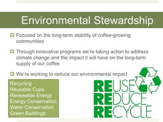 Julianne Rowe Starbucks CSR Report | PPTX