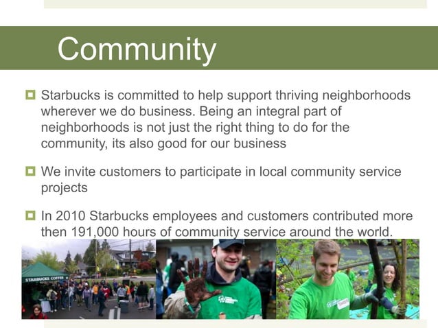 Julianne Rowe Starbucks CSR Report | PPT