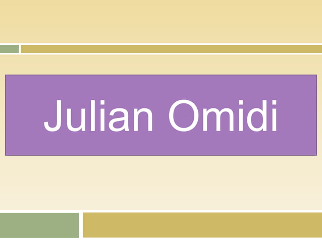 Julian Omidi | PPT