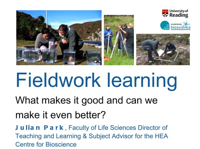 Fieldwork: What can we do to make it even better | PPT | Professional ...