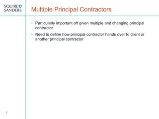 Julian Scott - Contract Law and CDM 2007 Regulations | PPT
