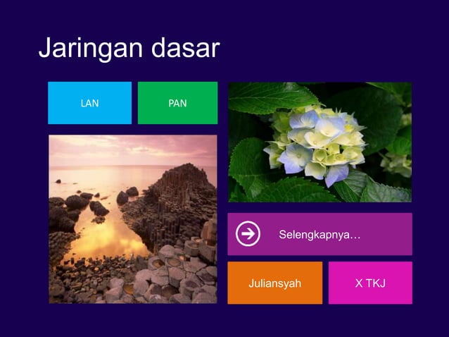 jaringan dasar tentang lan & pan | PPT