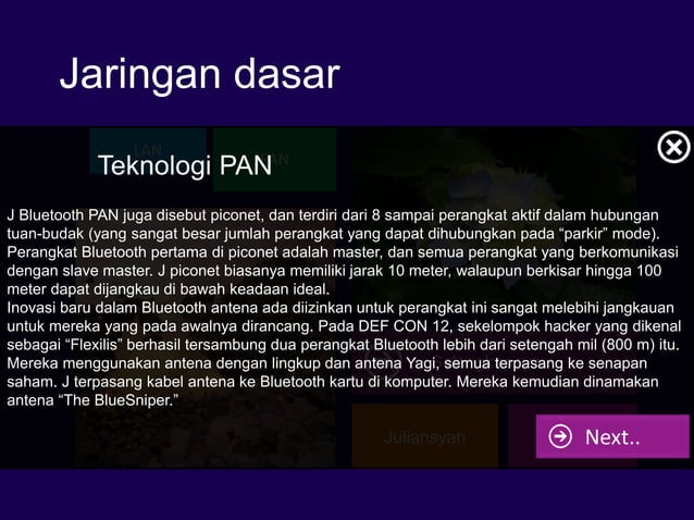 jaringan dasar tentang lan & pan | PPT