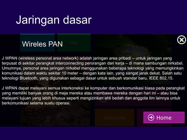 jaringan dasar tentang lan & pan | PPT