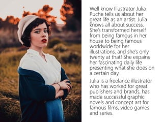 PUCHE PÉREZ, JULIA a day in the life of an illustrator | PPT