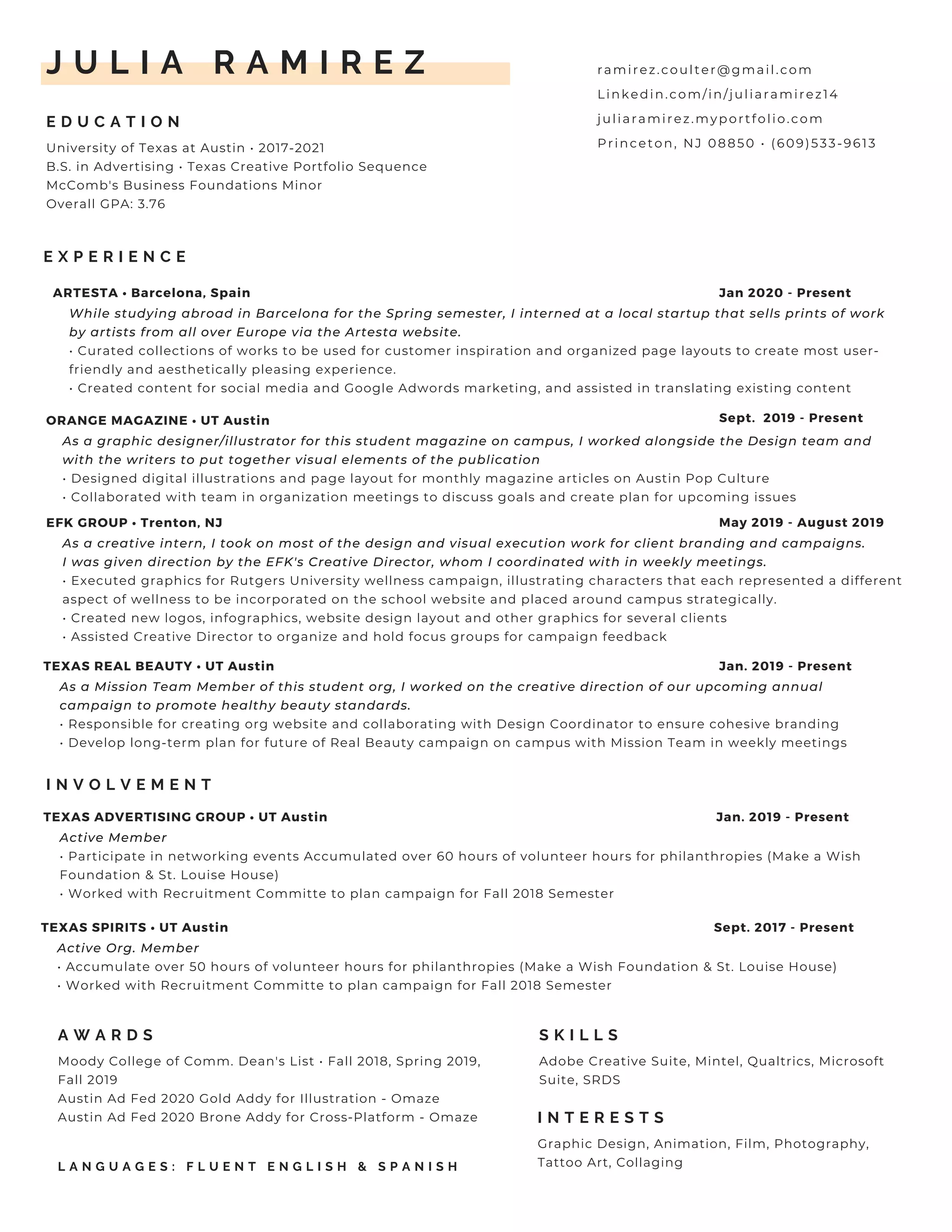 Julia Ramirez Resume | PDF