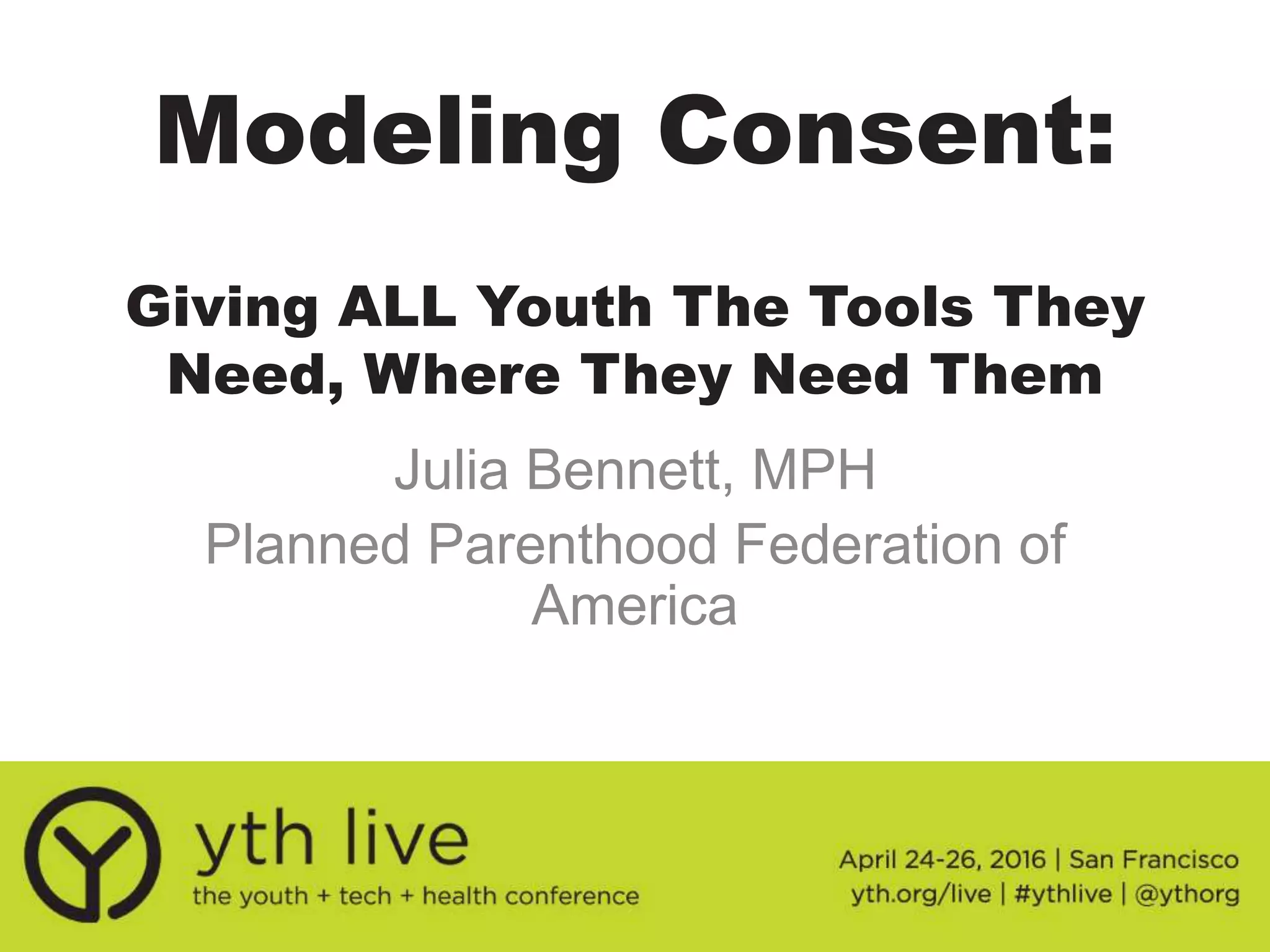 Teaching Consent through Modeling and Skill Building | PPT