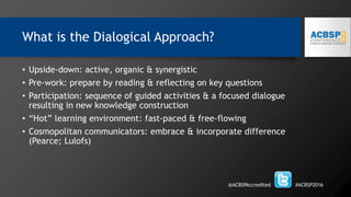 Creating Cosmopolitan Thinkers and Communicators Using the Dialogical ...