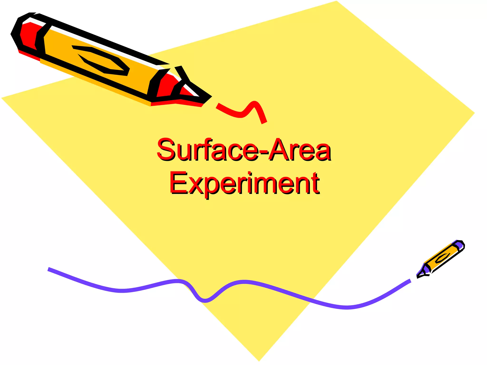 Julie and Art's Surface Area Experiment | PPT