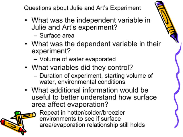 Julie and Art's Surface Area Experiment | PPT