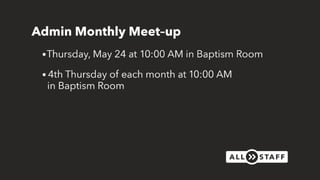 How to be a Rockstar Admin | PPT