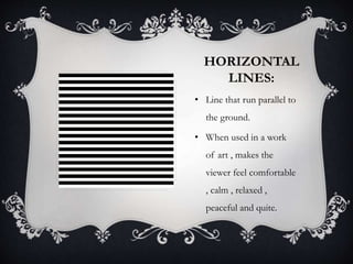 Elements of Line | PPTX