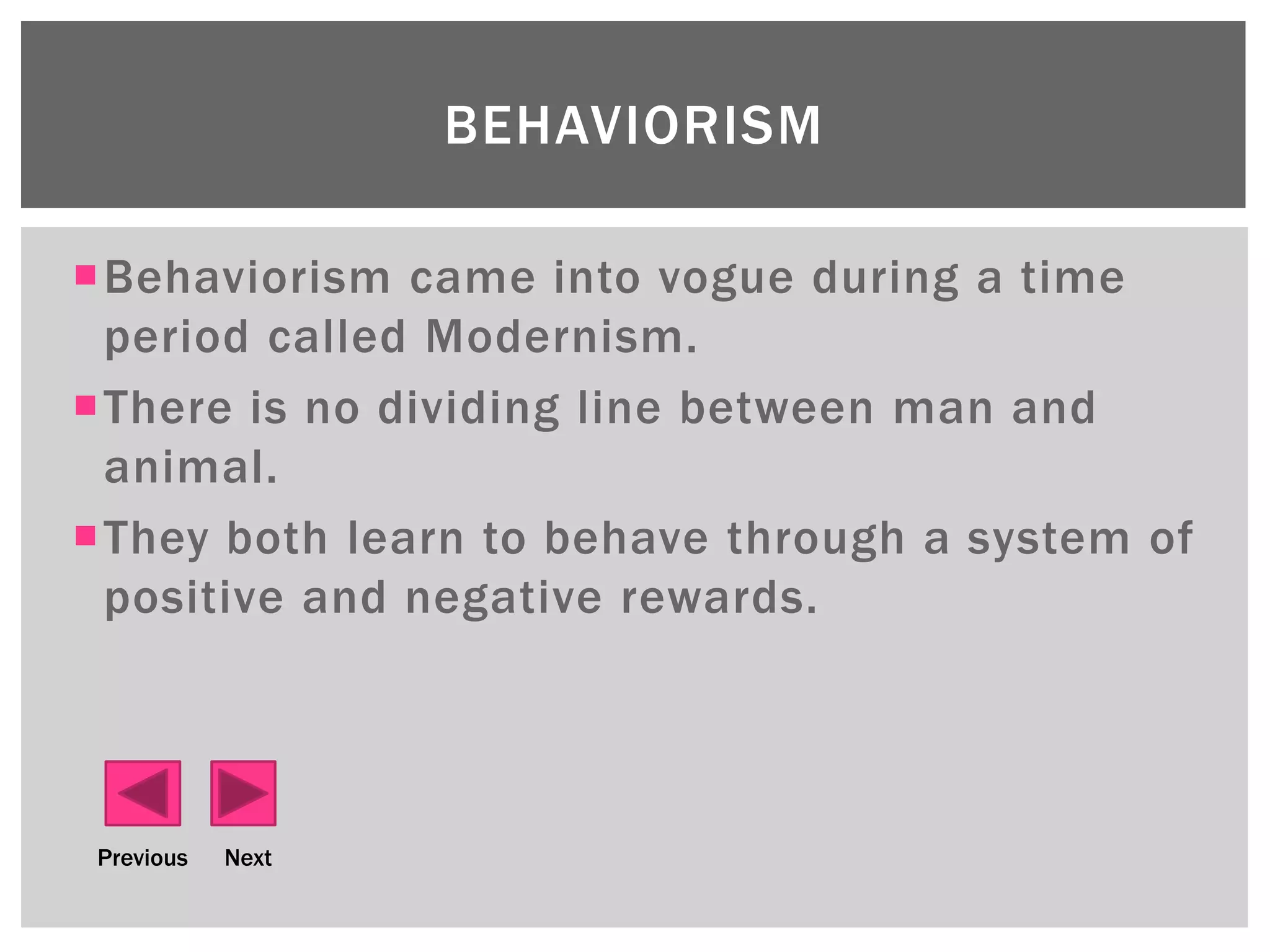 Juliebecker behaviorism | PPTX