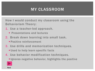 Juliebecker behaviorism | PPTX