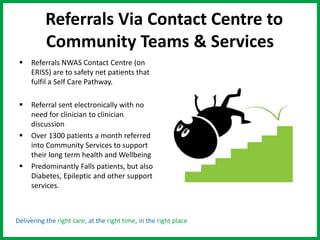 Transforming Urgent and Emergency Care: Safer, Better, Faster | PPTX ...