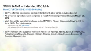 Julie Garcia Welch, Development of APT 700 MHz Band Plan | PDF