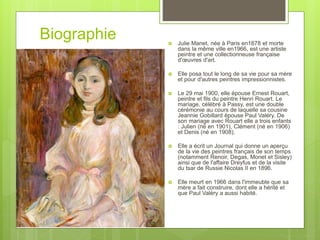 Julie Manet | PPTX