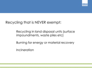 Marks, Julie, Barr Engineering, How to Treat Hazardous Waste Without ...