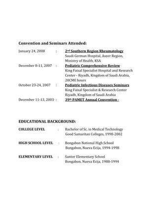 Julie msc samtah updated cvdha.compressed | PDF