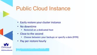 Introducing OVHcloud Enterprise Cloud Databases | PPT