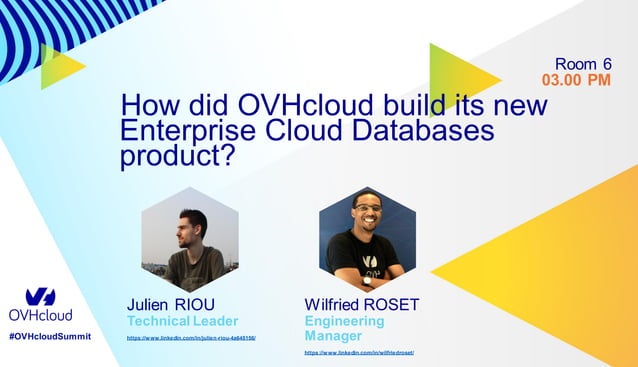 Introducing OVHcloud Enterprise Cloud Databases | PPT