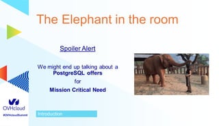 Introducing OVHcloud Enterprise Cloud Databases | PPT