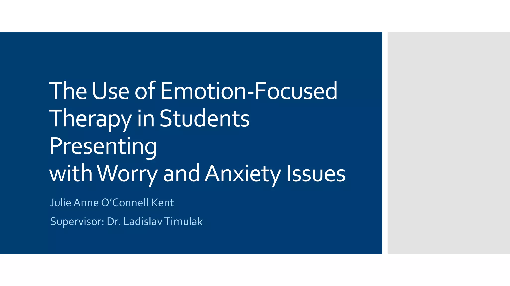 Julie Anne O'Connell Kent | PDF | Mental Health | Diseases and Conditions