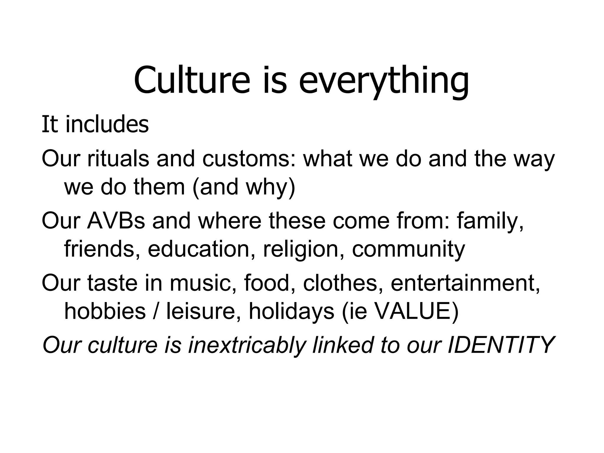 Julie's intro to culture | PPT