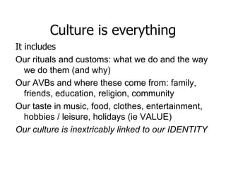 Julie's intro to culture | PPT