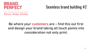 Julie Strawson - in search of seamless brand expereinces from #amc13 | PPT