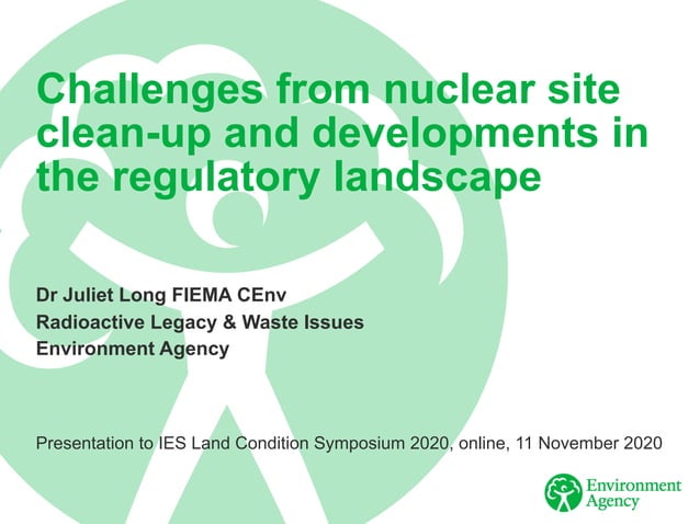 Juliet long, Environment Agency | PDF | Environmental Services Industry ...
