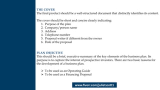 STARTUP BUSINESS PLAN GUIDE | PPTX